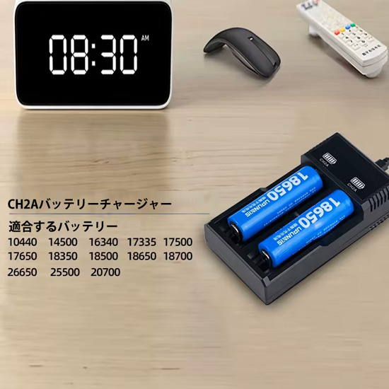 リチウムイオン充電池専用充電器 CH2A